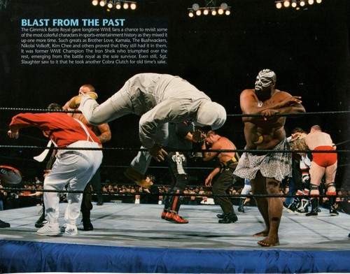 Kamala WWE Wrestling 8.5x11 Magazine Page WrestleMania Rumble Kim Chee ...
