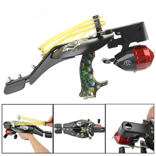 Fishing Hunting Bowfishing Catapult Set Bow Darts Reel Archery Target Shoot | eBay