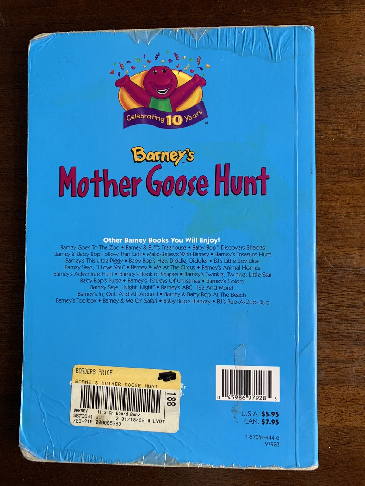 Barney’s Mother Goose Hunt By Monica Mody 1999 | eBay