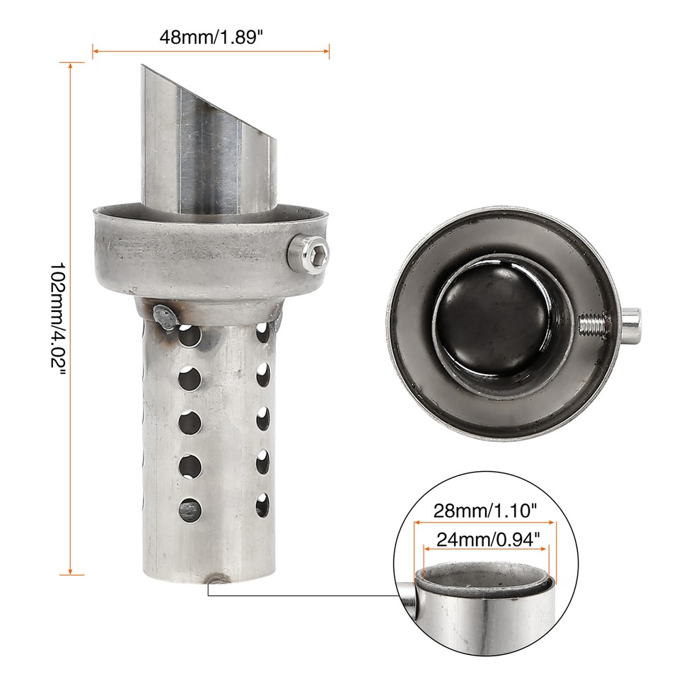 Universal Hexagonal Motorcycle Exhaust Pipe Baffle Muffler Pipe Baffle ...