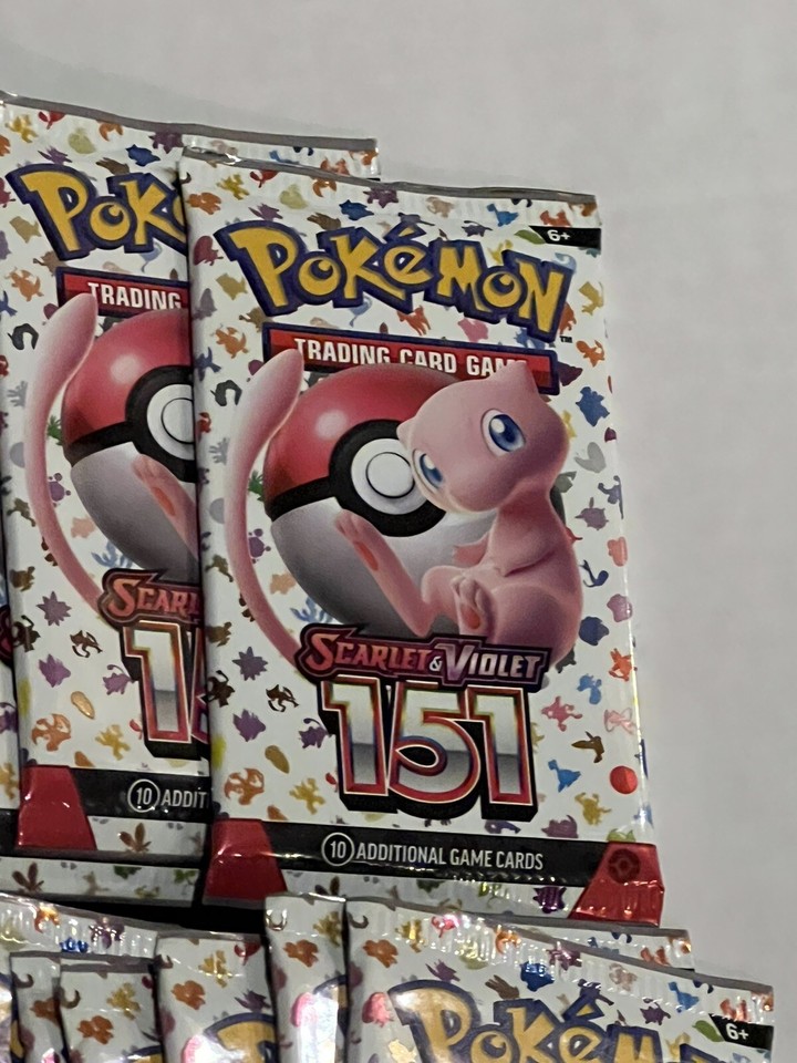 Pokemon TCG: English 151 Booster Pack Lot - 36 Factory Sealed Booster ...