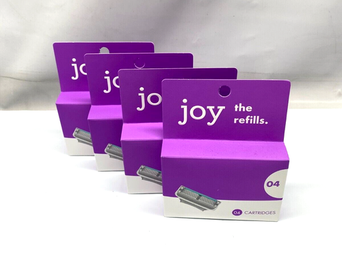 *LOT OF 4* Gillette Joy The Refills Cartridge Razor Refills - 4 Per Box ...