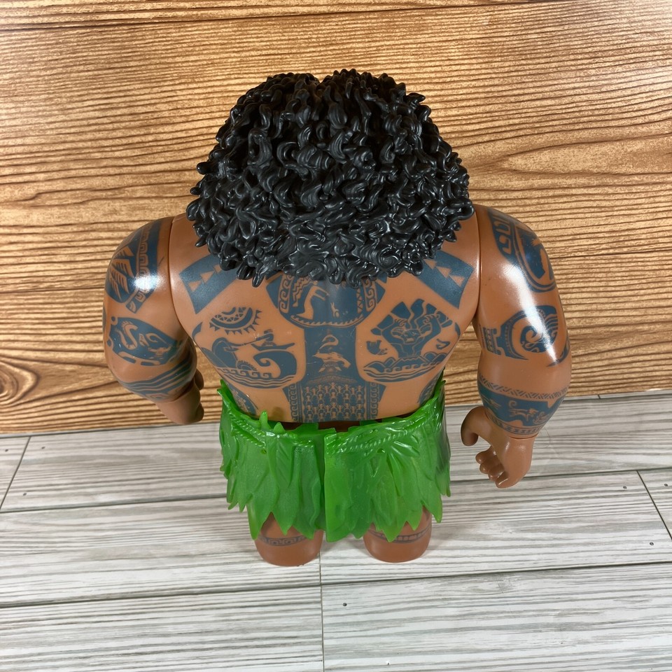 Hasbro Disney Moana Maui Action Figure Doll 10.5” 2015 Interactive Toy ...
