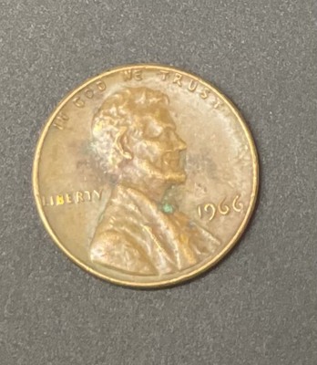 1966 Penny No Mint Mark - Lincoln Memorial Cent - | eBay