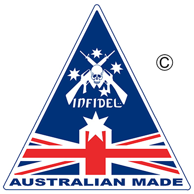 AUSSIE PRIDE AUSTRALIAN MADE STICKER x3 INFIDEL AUSSIE SOUTHERN CROSS ...
