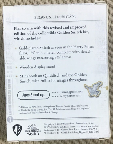 Harry Potter Golden Snitch Kit (Revised and Upgraded) : Revised Edition ...