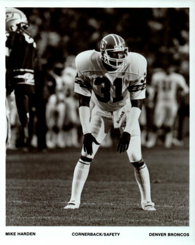 Vintage Press Photo Football NFL Denver Broncos Cornerback Mike Harden ...