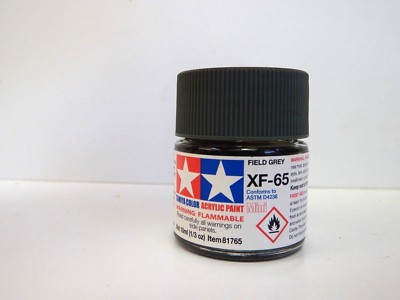 Tamiya - COLOR ACRYLIC PAINT MINI 10 ml - XF-65 FIELD GREY | eBay