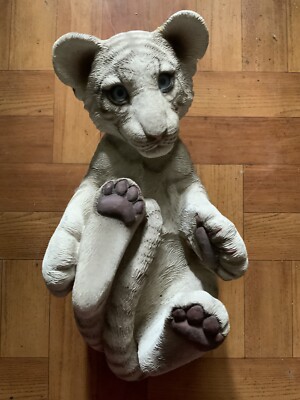 SANDICAST TIGER CUB SCULPTURE 1991. ( WHITE ) | eBay