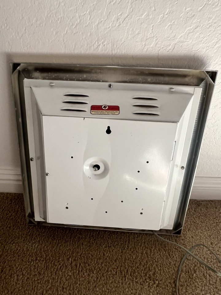 Vintage Pepsi Clock Pam Advertising Lights up 1960’s Keeps good time ...