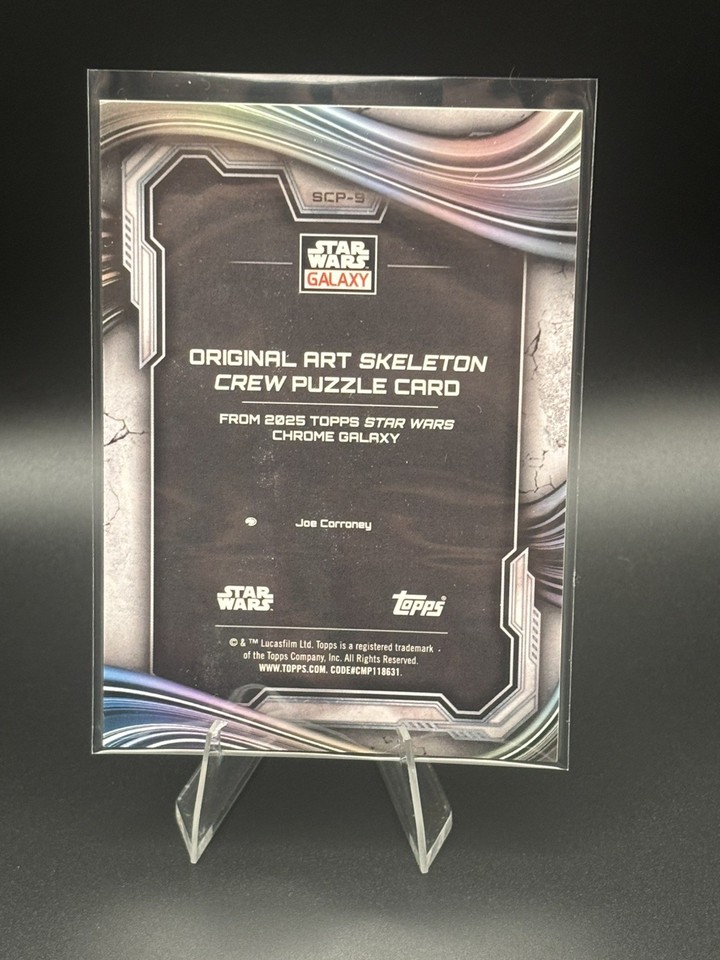 2025 Topps Chrome Galaxy Star Wars Skeleton Crew Puzzle SCP-9 SSP | eBay