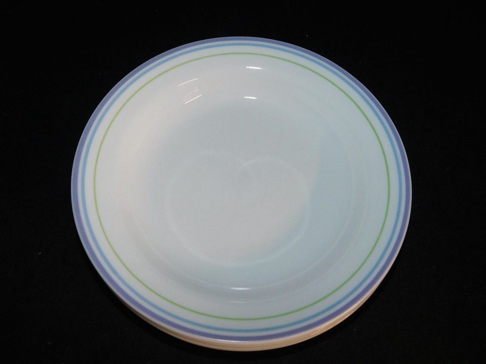 5 CORELLE MOONGLOW 8 1/2" SOUP BOWLS | eBay