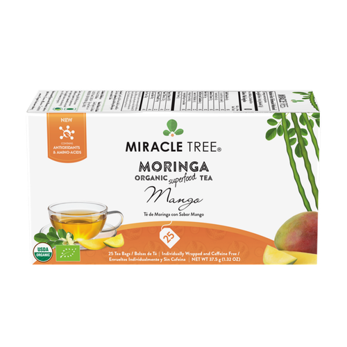 Miracle Tree's Organic Moringa Tea, Mango | eBay