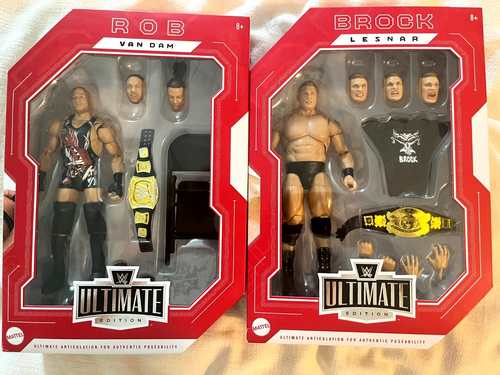 WWE Ruthless Aggression Ultimate Edition Rob Van Dam RVD & Brock Lesnar ...