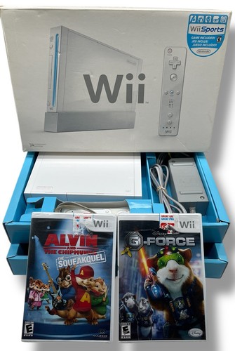 Nintendo Wii Sports Console System RVL-001 In The Original Box w/ 2 ...