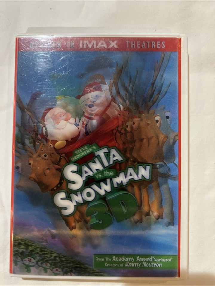 Santa vs the Snowman 3D DVD 2004 Release with 4 Glasses | eBay