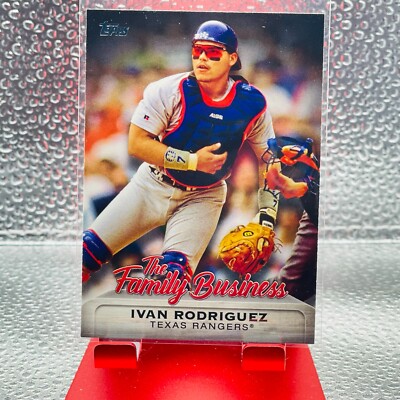 2019 Topps Baseball #FB-5 Ivan Rodriguez The Family Business | eBay