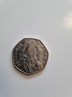 Rare Benjamin Bunny 50p collectors coin, 2017, circulated | eBay UK