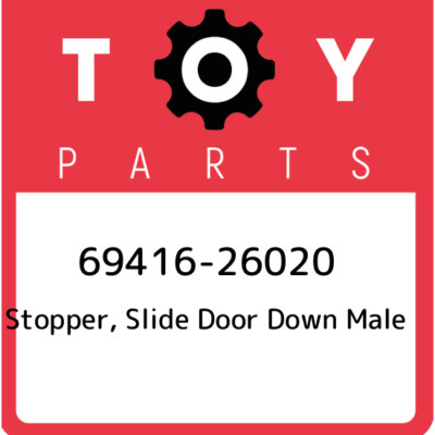 69416-26020 Toyota Stopper, slide door down male 6941626020, New ...
