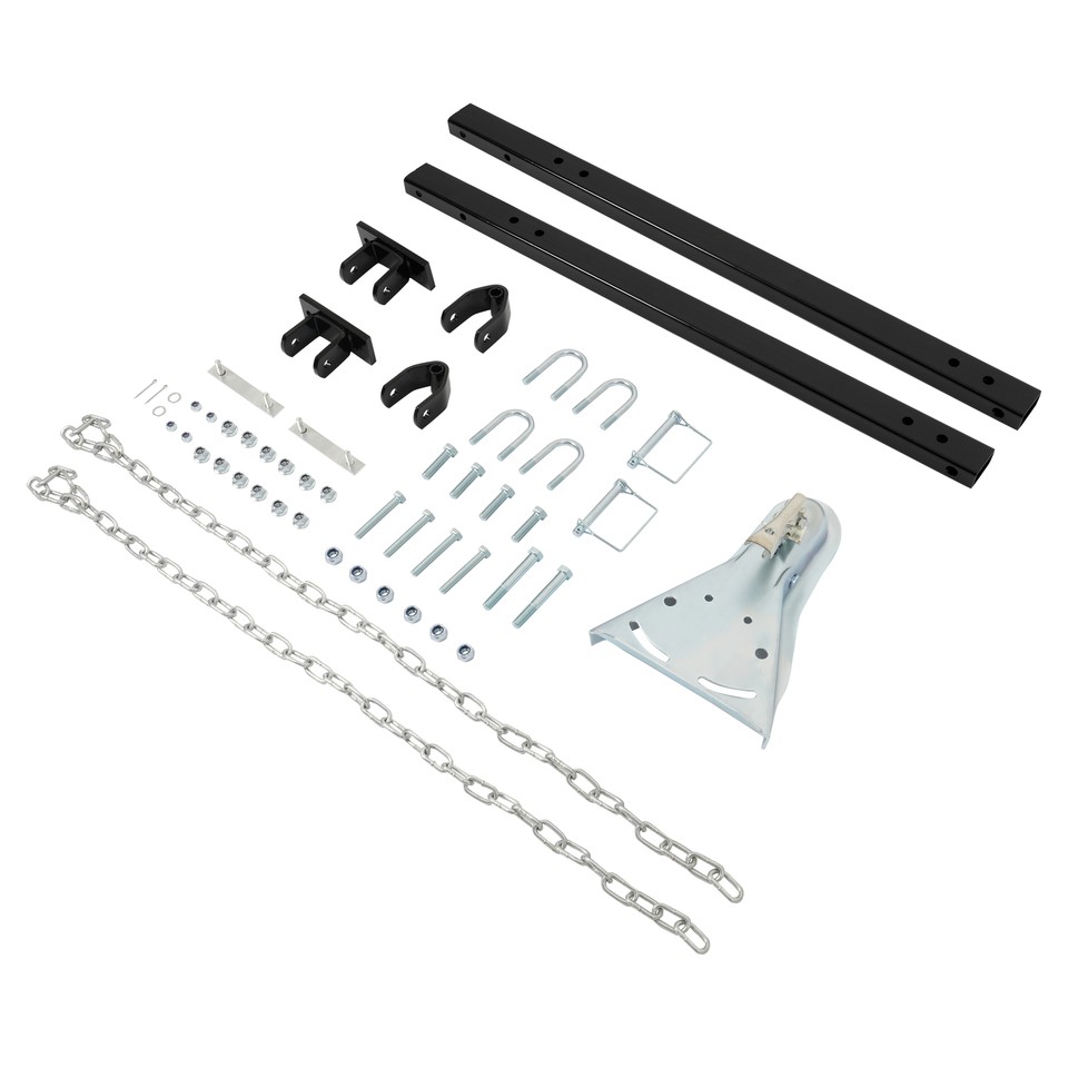 Adjustable Tow Bar 5500lbs w/Safety Chain 24" to 41" Wide For Camper RV ...