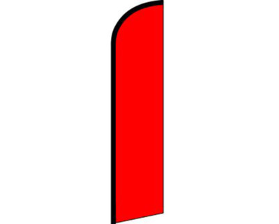 Red Plain Solid Color Windless Banner Advertising Marketing Flag | eBay