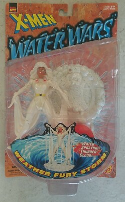 NEW 1997 TOYBIZ MARVEL X-MEN WATER WARS FURY STORM 5" ACTION FIGURE ...