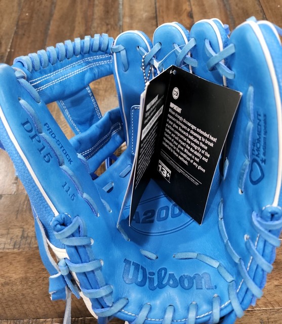 Wilson A2000 DP15 11.5" Limited Edition Infield Baseball Glove Blue ...