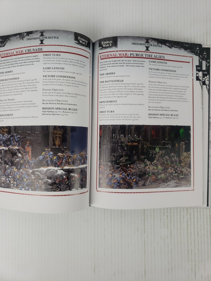 Warjammer 40,000 (3 Book Collection) 2014; Rules, Dark Millennium ...