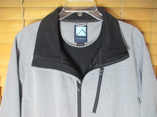Iceberg Outerwear Thermal Men's L Gray Full Zip Fleece Lined Ski Snow ...