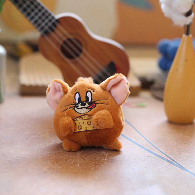 Cartoon Plush Jerry Mouse Doll Toy Keychain Pendant Backpack Hangings ...