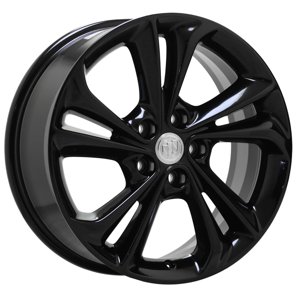 18" Buick Encore GX Gloss Black wheels rims Factory OEM set 14005 14006 ...