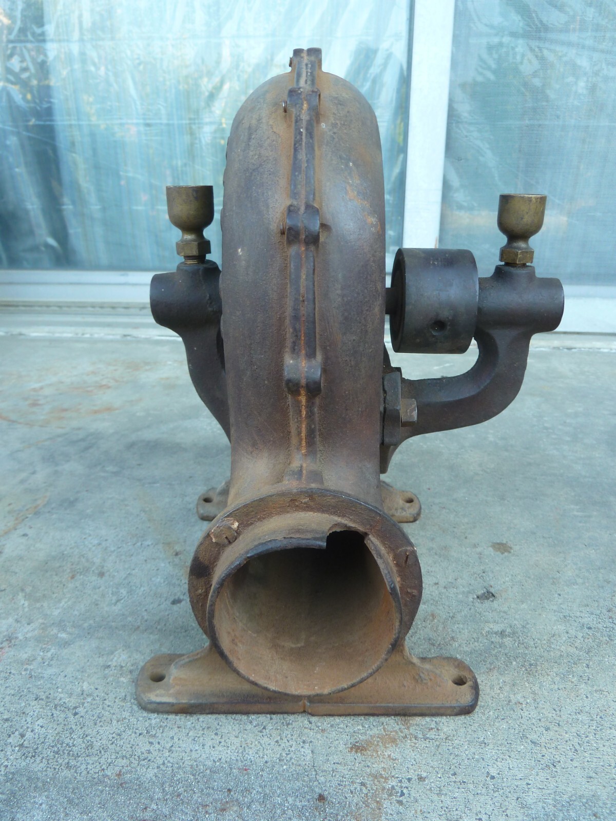 VINTAGE BLOWER CANEDY OTTO #P1 belt drive forge, blacksmith | eBay