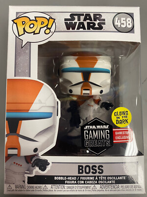 funko pop Star Wars 458 Boss Gamestop Exclusive Glow In The Dark | eBay