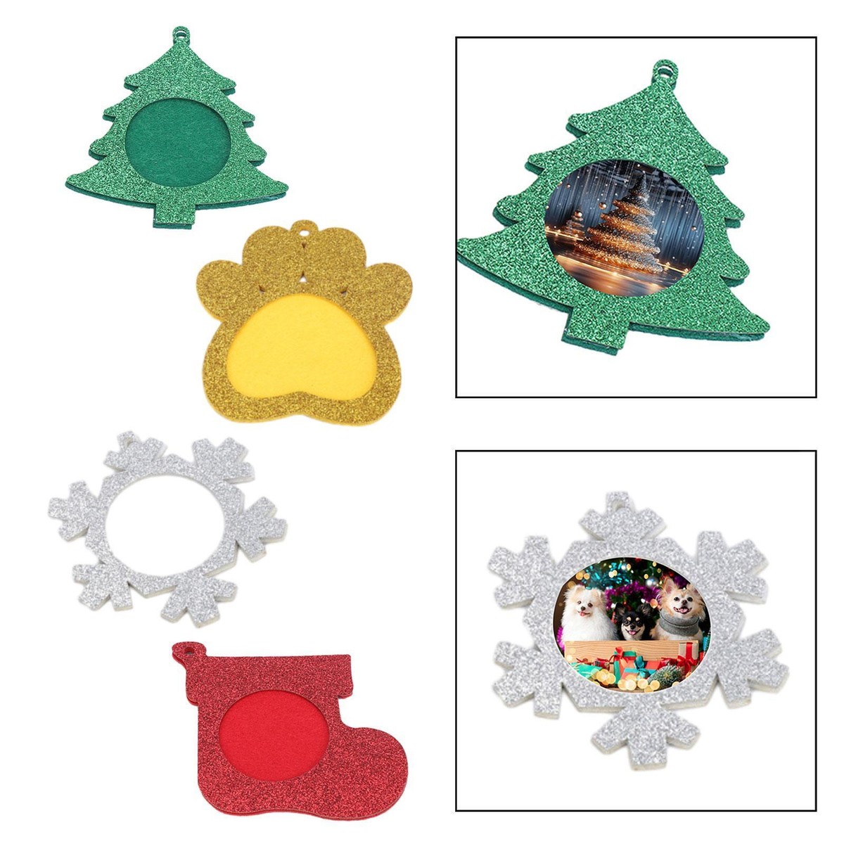 Mini Picture Frame Ornaments Wholesale Instax Mini Photo Snow Frame
