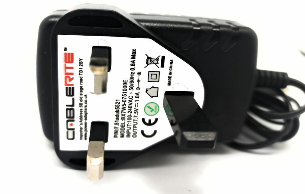 Asda Onn DAB Radio Model No Odabr01 5v Mains Power Supply Charger UK ...