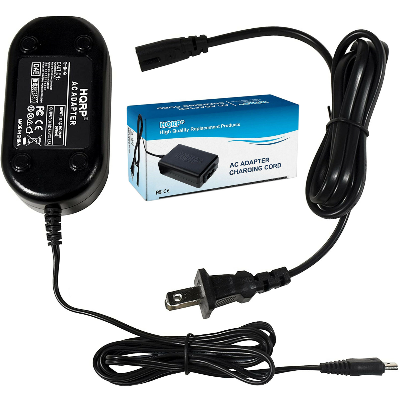 HQRP Adaptador de CA para Canon VIXIA HF R100, VIXIA HF R11, ZR800 ...