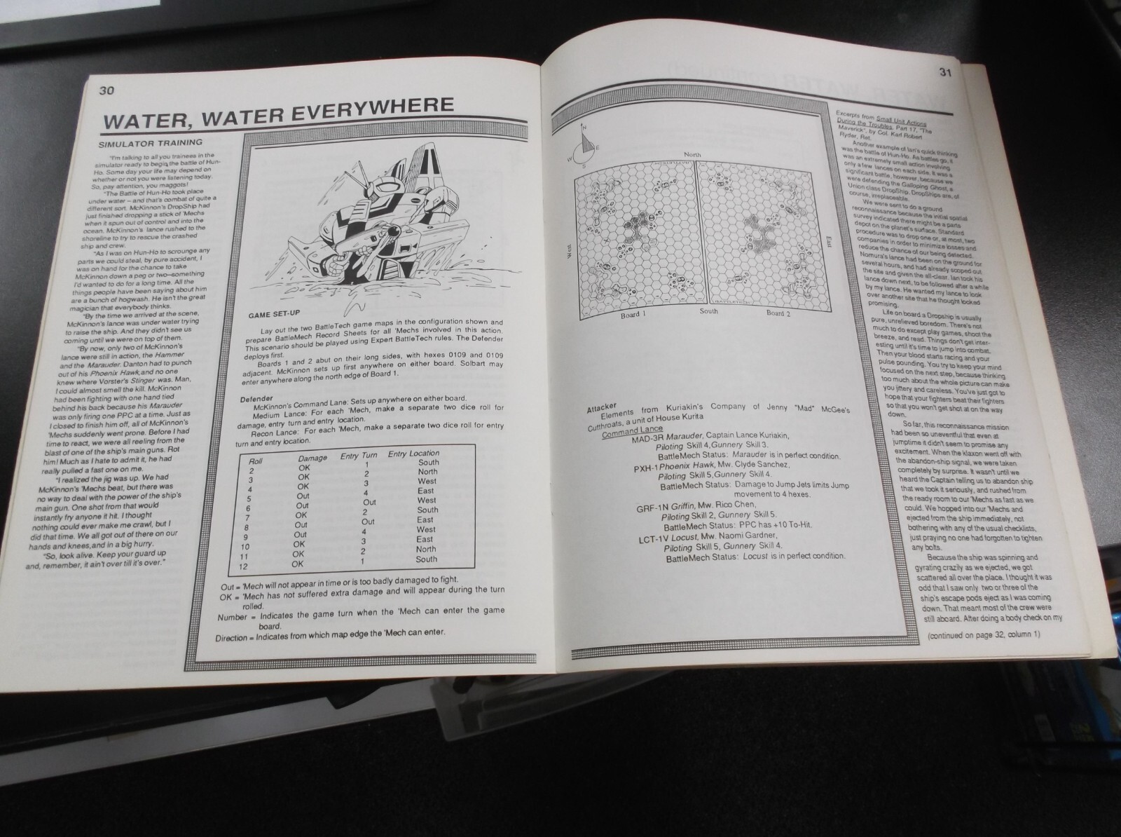 Battletech The Fox’s Teeth - Exploits Of Mckinnon’s Raiders FASA. 1985 ...