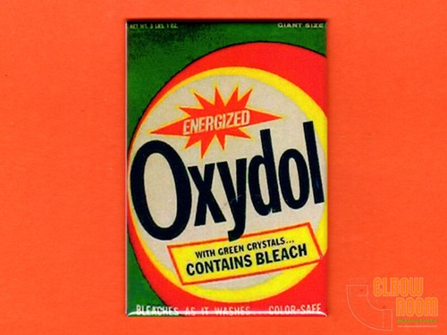 Oxydol detergent vintage box art 2x3" fridge/locker magnet laundry soap ...