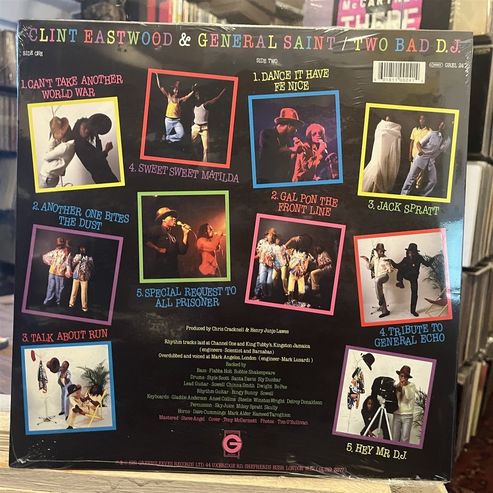 [REGGAE]~SEALED LP~CLINT EASTWOOD & GENERAL SAINT~Two Bad D.J.~[2012 ...