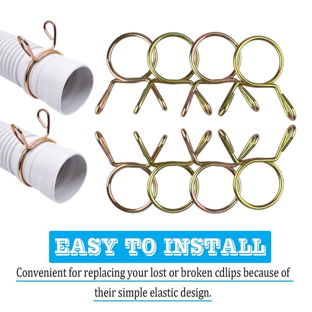 US 470PCS 5-14mm Spring Hose Clips Kit Fuel Line Water Pipe Air Tube ...