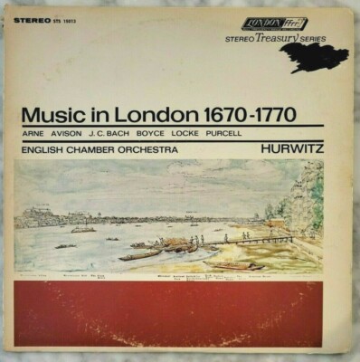 Music in London 1670-1770 Stereo LP, Hurwitz, London ffrr STS 15013 ...
