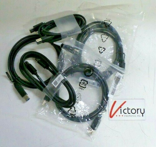 NEW (LOT OF 5) Genuine Dell Upstream SuperSpeed Cable 5KL2E05502 USB 3. ...