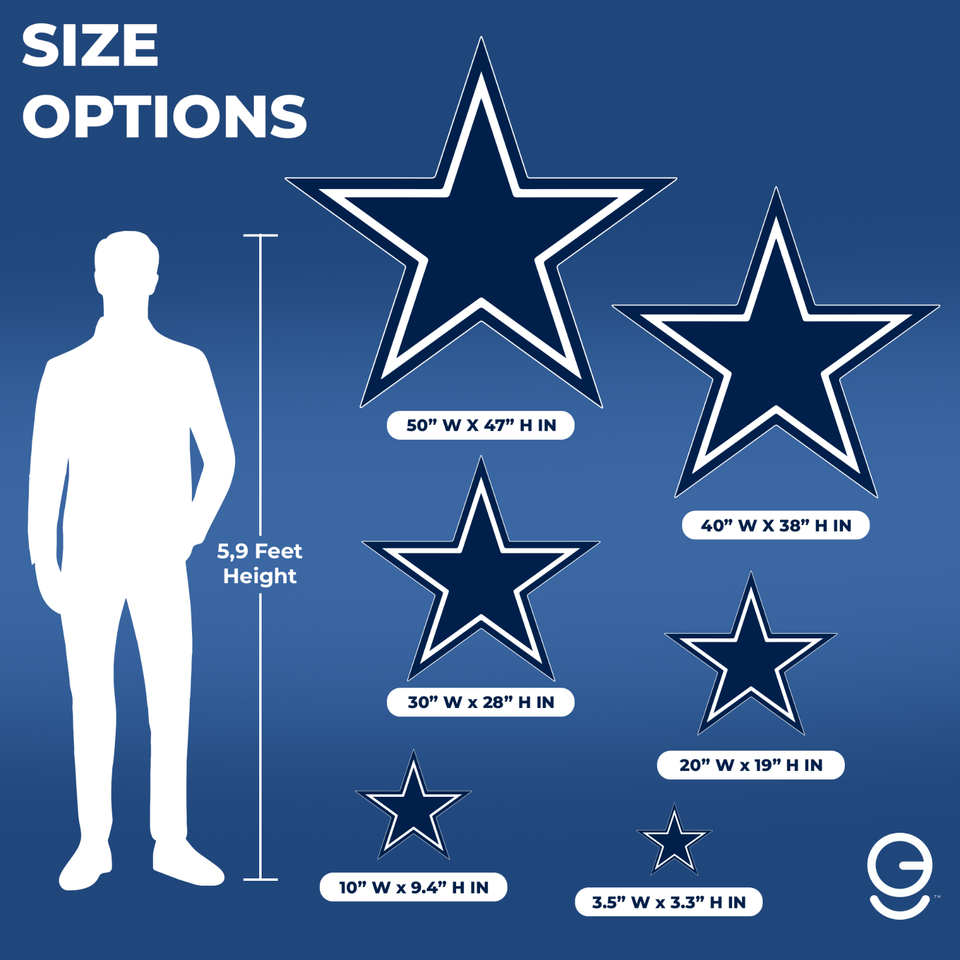 Dallas Cowboys Wall Decal - NFL Series - Wall Decal for Room ...