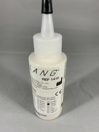 Lang Jet Tooth Shade Fast Curing C&B Acrylic Resin Powder (45 g) Dental ...