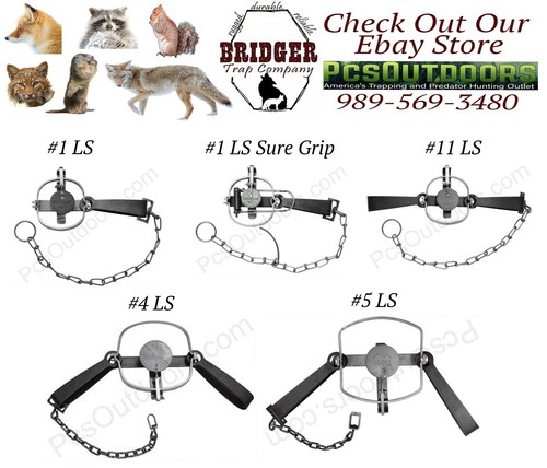 Bridger Long Spring Traps - Choose Size & Quantity - Trapping & ADC ...