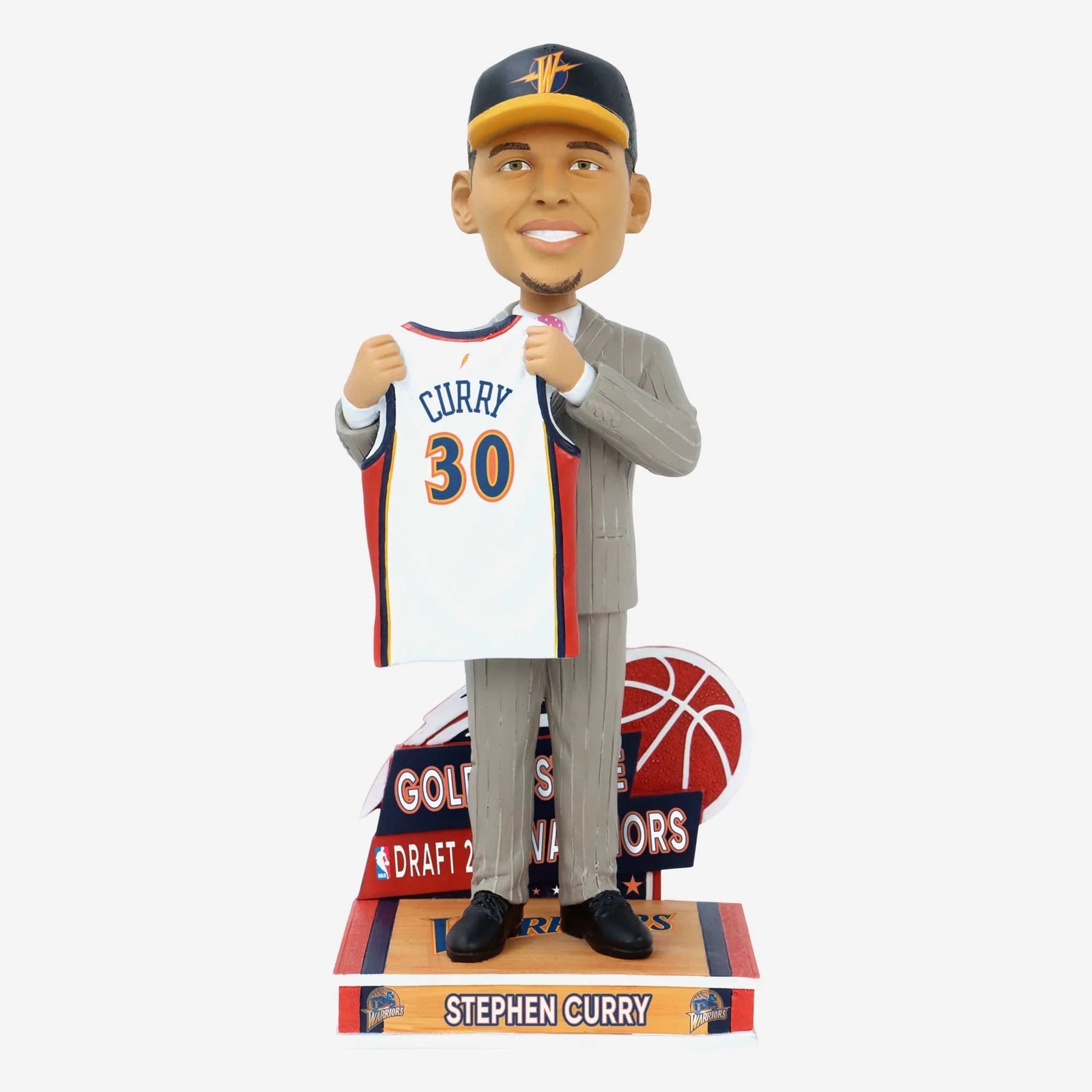 Steph Curry Golden State Warriors 2009 Draft Pick Bobblehead NBA ...