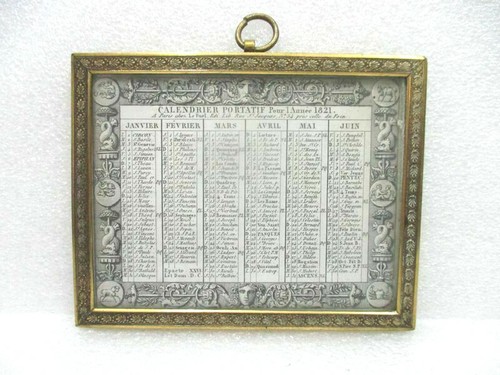 Petit calendrier portatif " Pour l'année 1821 " A Paris chez Le Fuel ...