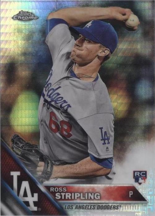 2016 Topps Chrome - Ross Stripling #93 Prism Refractor (RC) for sale ...