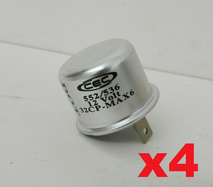 Lot of 4 Cooper Bussman 552 / 536 12V Buss Flasher 32CP MAX6 | eBay