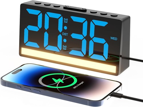Super Extremely Extra Loud Alarm Clock for Very Heavy Sleeper Battery ...
